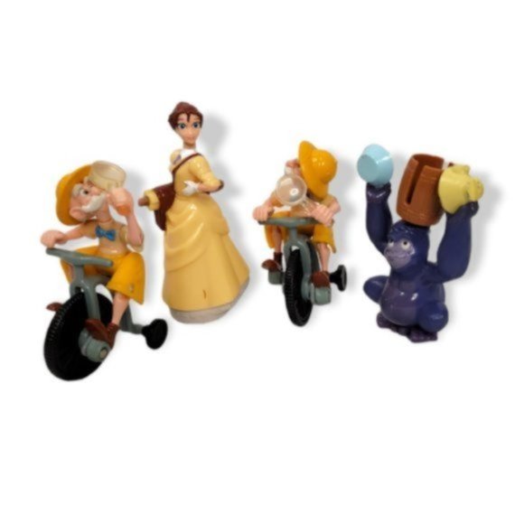 Disney | Toys | Vintage Disney Kids Tarzan Jane Professor Portor ...
